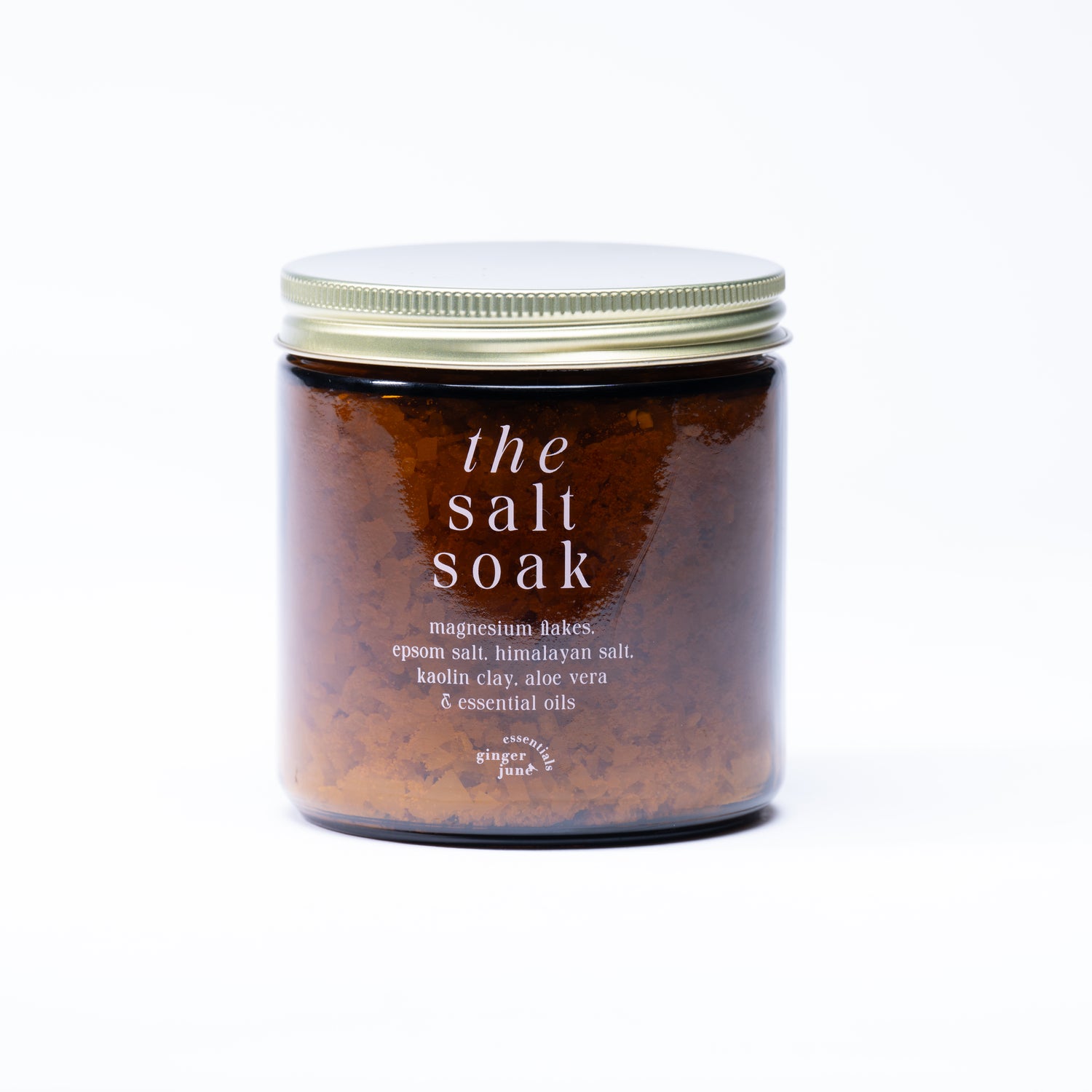 THE salt soak • 16 oz glass jar • magnesium rich, 100% real - nothing ...